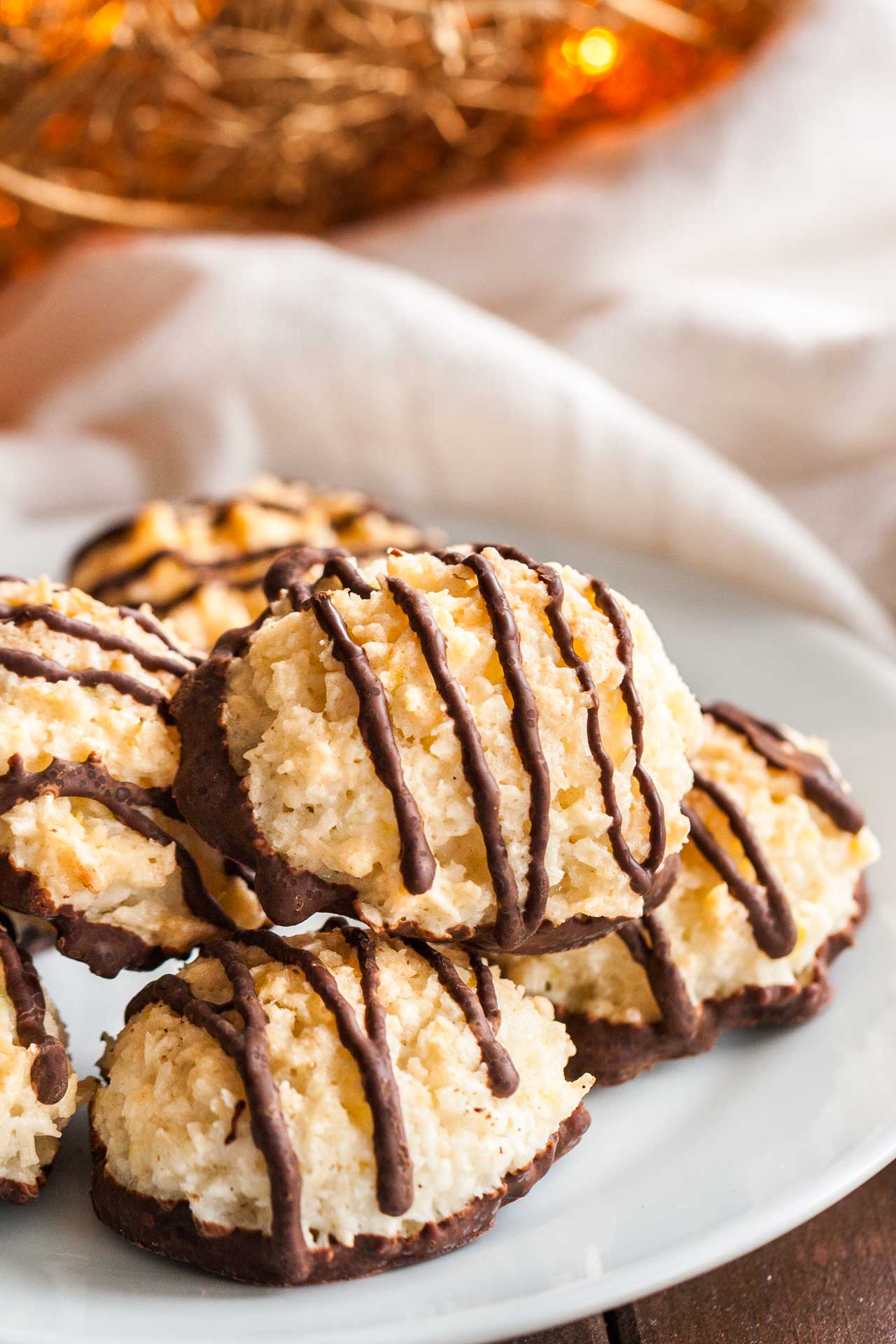 Easy Coconut Macaroons Recipe Kokosmakronen Plated Cravings
