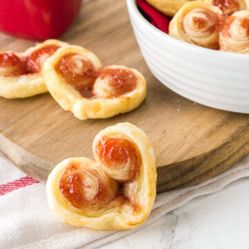 Heart-Shaped Palmiers Recipe - Plated Cravings
