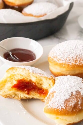 Krapfen (German Donuts) - Plated Cravings