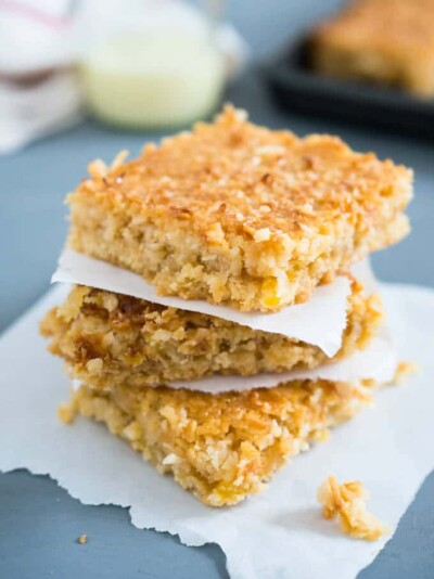 Tropical Coconut Squares - Plated Cravings