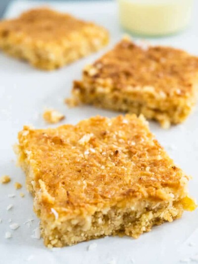 Tropical Coconut Squares - Plated Cravings