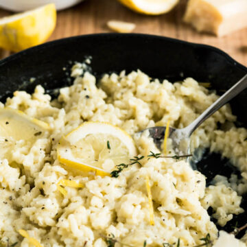 Creamy Lemon Risotto - Plated Cravings
