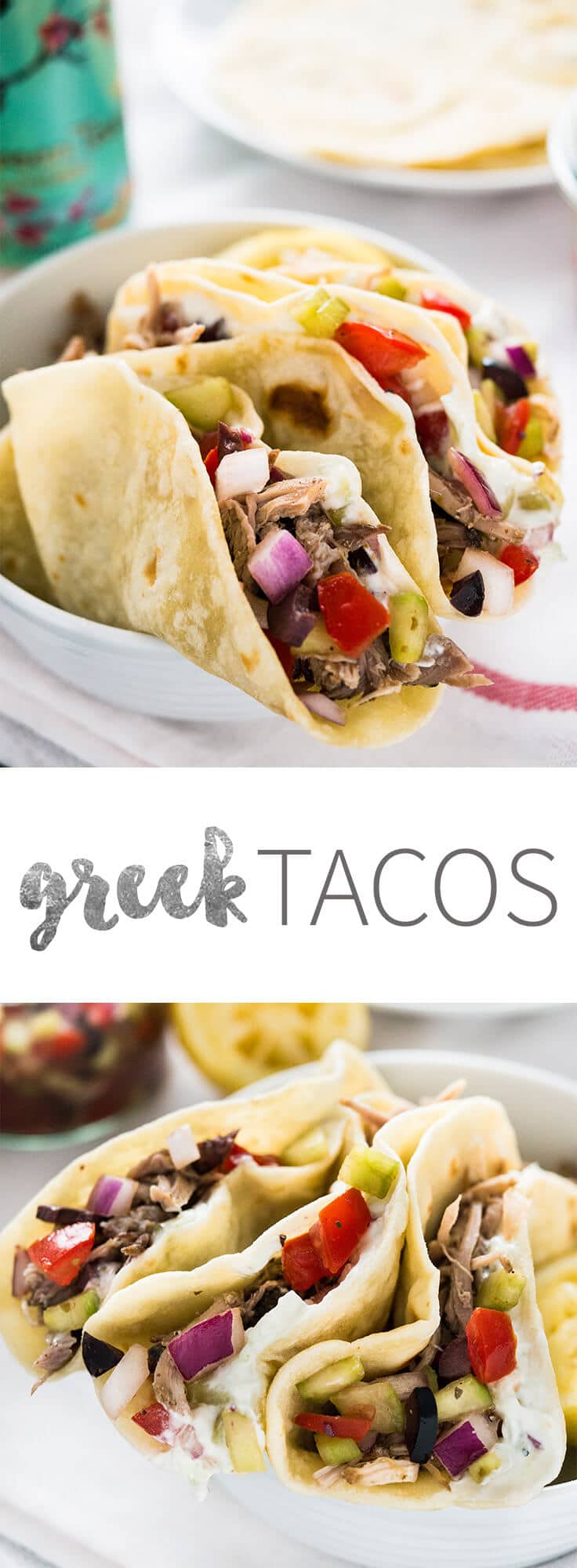 Greek Tacos with homemade Tortillas - Plated Cravings