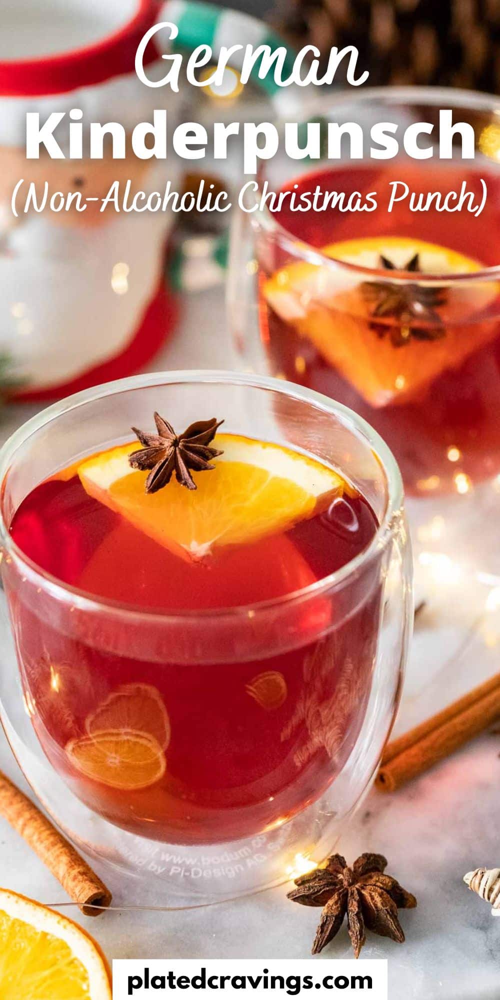 Kinderpunsch (Non-alcoholic Christmas Punch) - Plated Cravings