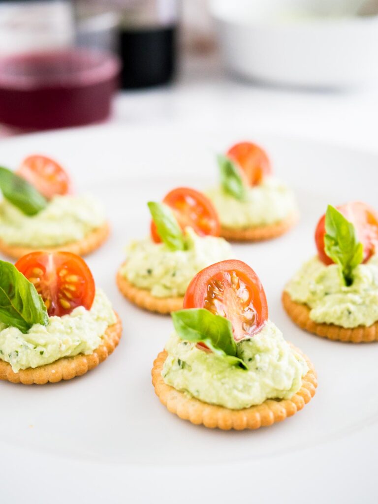 Easy 10-minute Feta Tomato Bites | Plated Cravings
