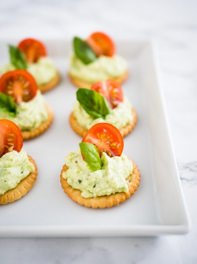 Easy 10-minute Feta Tomato Bites | Plated Cravings