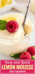 Lemon Mousse Recipe {Easy Summer Dessert} | Plated Cravings