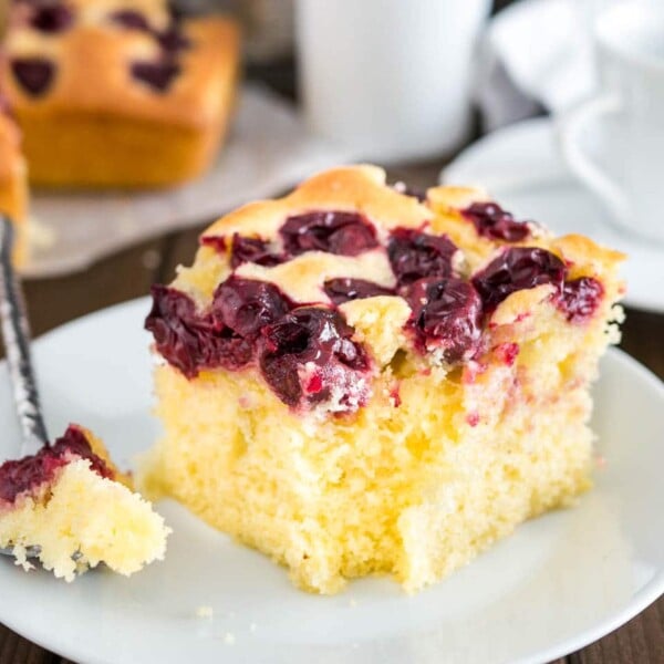 Easy Cherry Cake Recipe from Scratch | Plated Cravings
