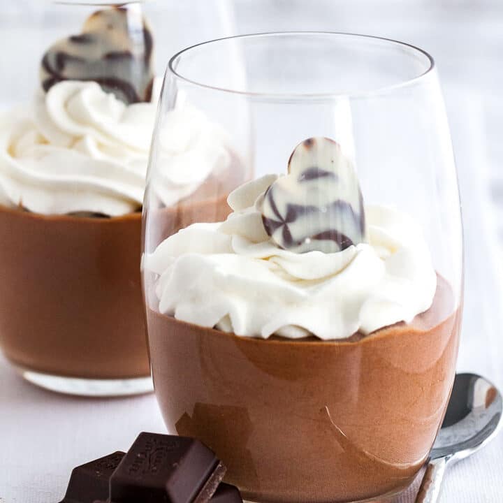 Easy Chocolate Mousse Recipe (Eggless Chocolate Mousse)