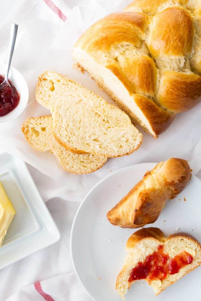 Hefezopf (German Sweet Bread) - Plated Cravings