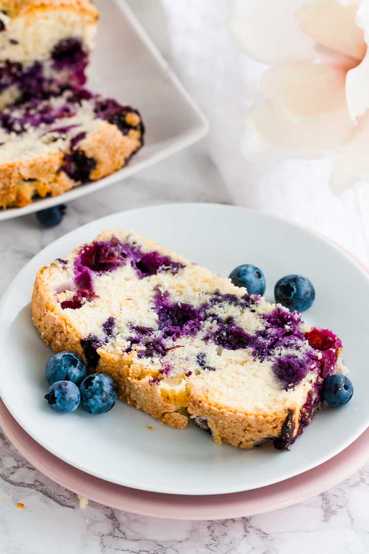 Blueberry Bread {An EASY one-bowl quick bread!} | Plated Cravings