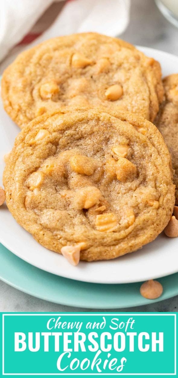 Butterscotch Cookies {So chewy and soft!} - Plated Cravings