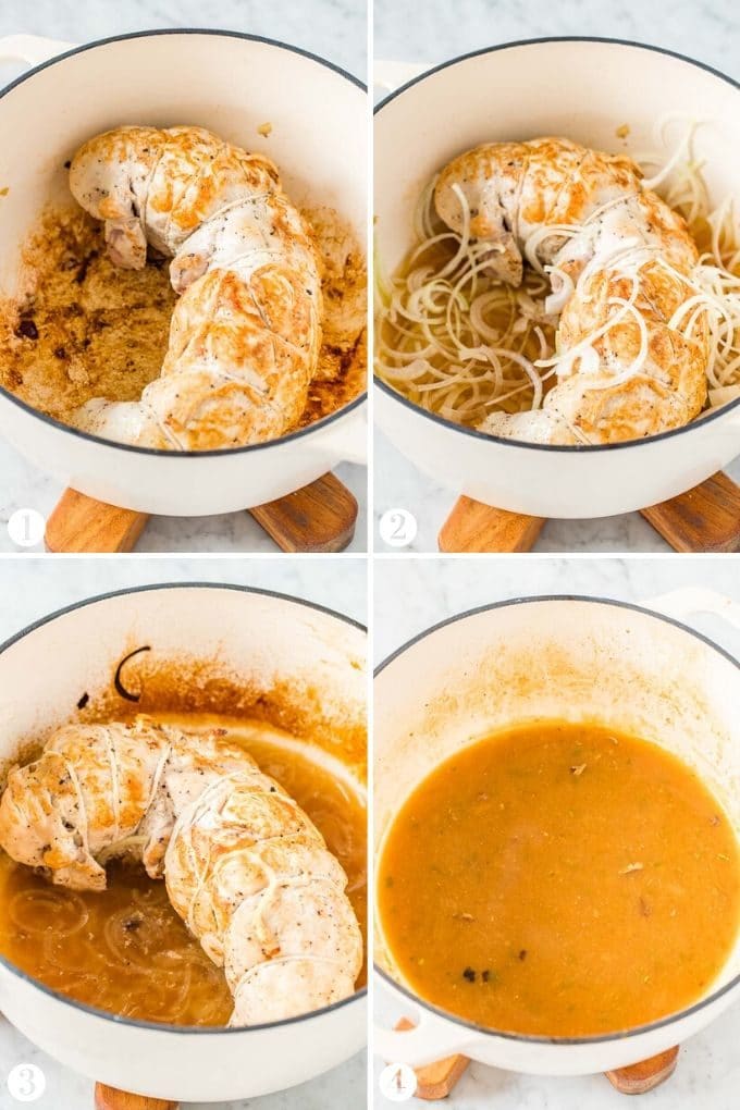 Stuffed Turkey Breast {With Aple Cider Gravy!} | Plated Cravings