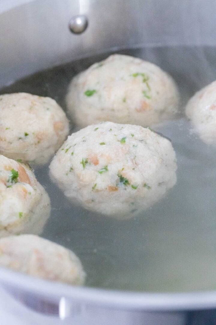 Bread Dumplings {Easy German Semmelknoedel} - Plated Cravings