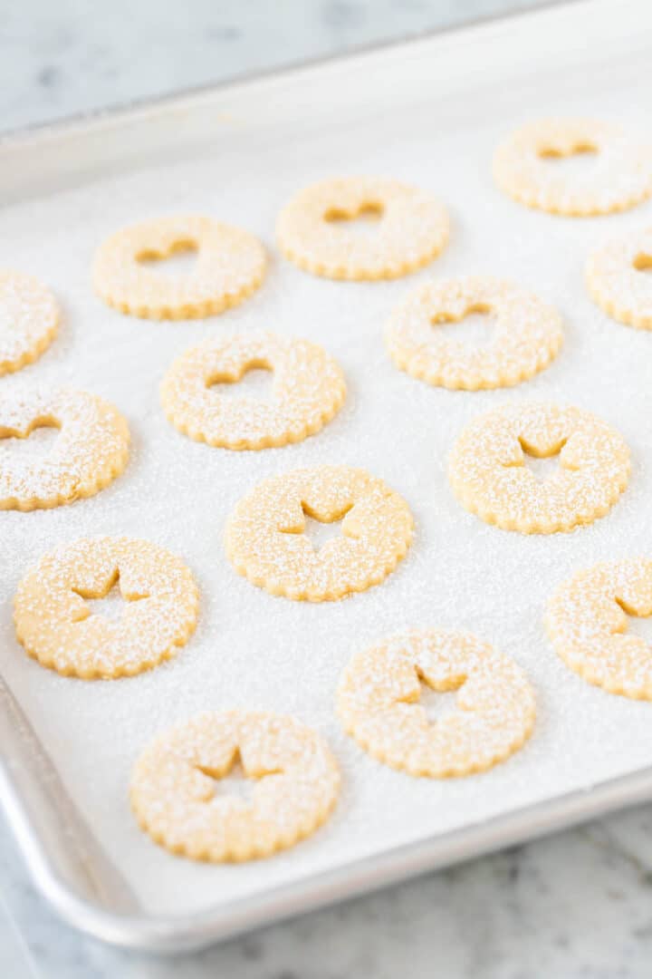 Traditional Linzer Cookies - Plated Cravings