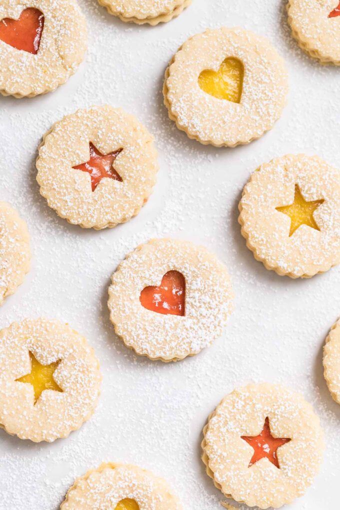 Traditional Linzer Cookies - Plated Cravings