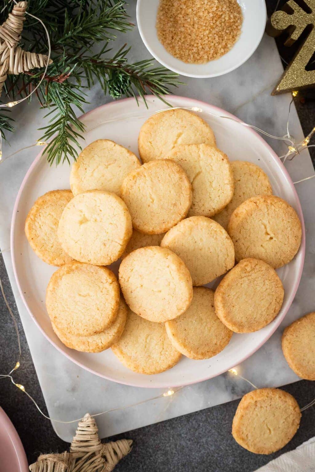 Heidesand (German shortbread cookies) - Plated Cravings