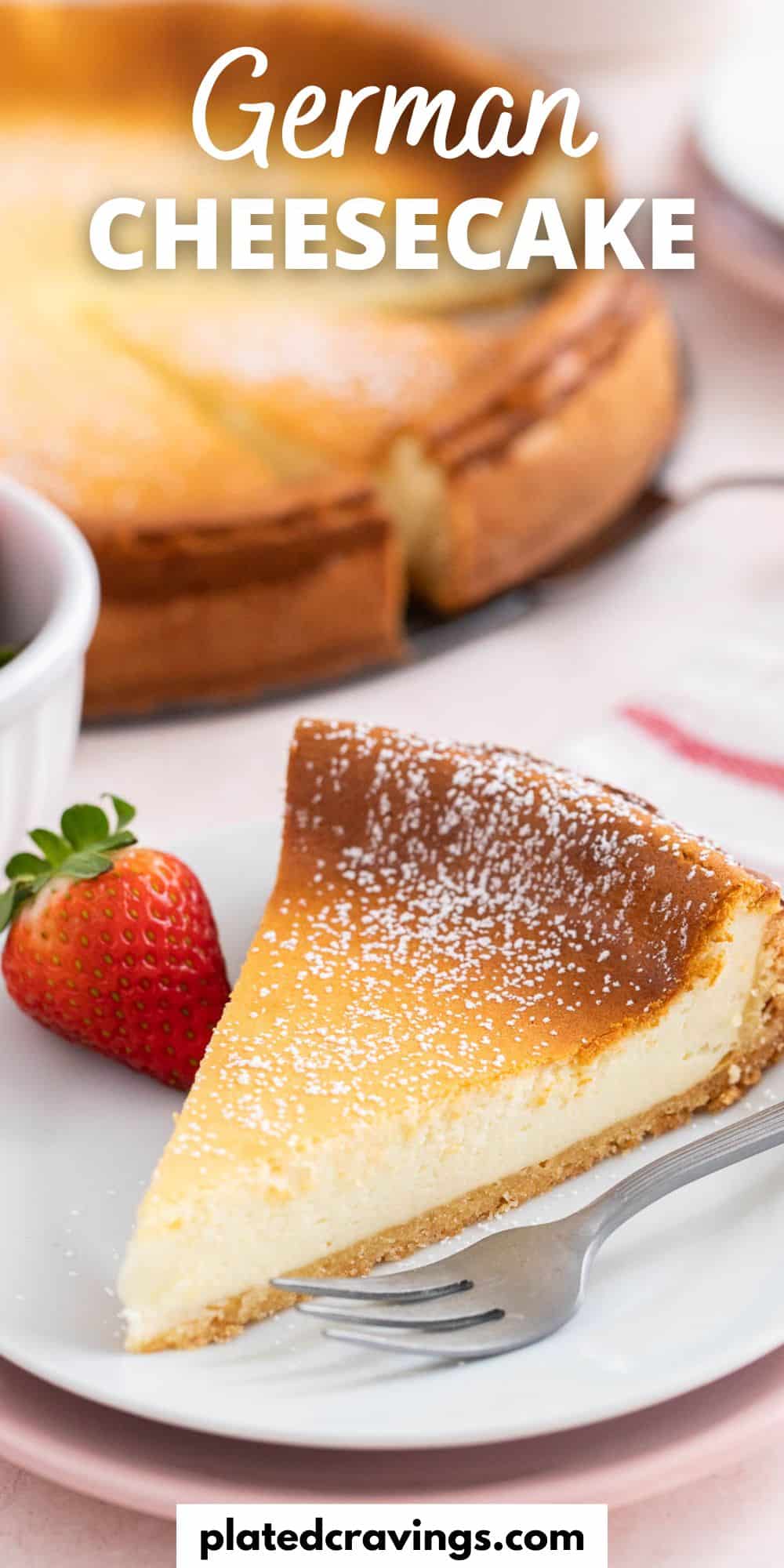 Authentic German Cheesecake (Käsekuchen) - Plated Cravings