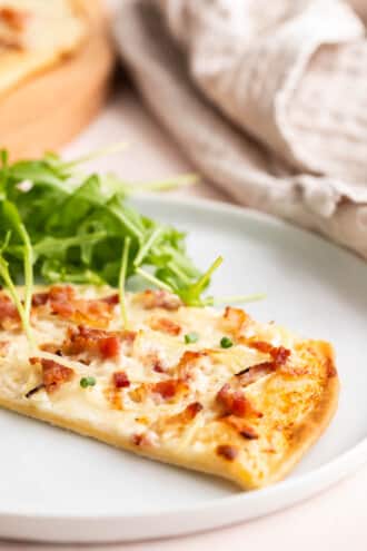 Flammkuchen (German Pizza) - Plated Cravings