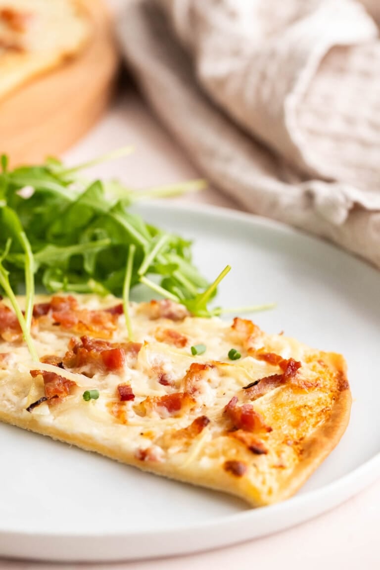 Flammkuchen (German Pizza) - Plated Cravings