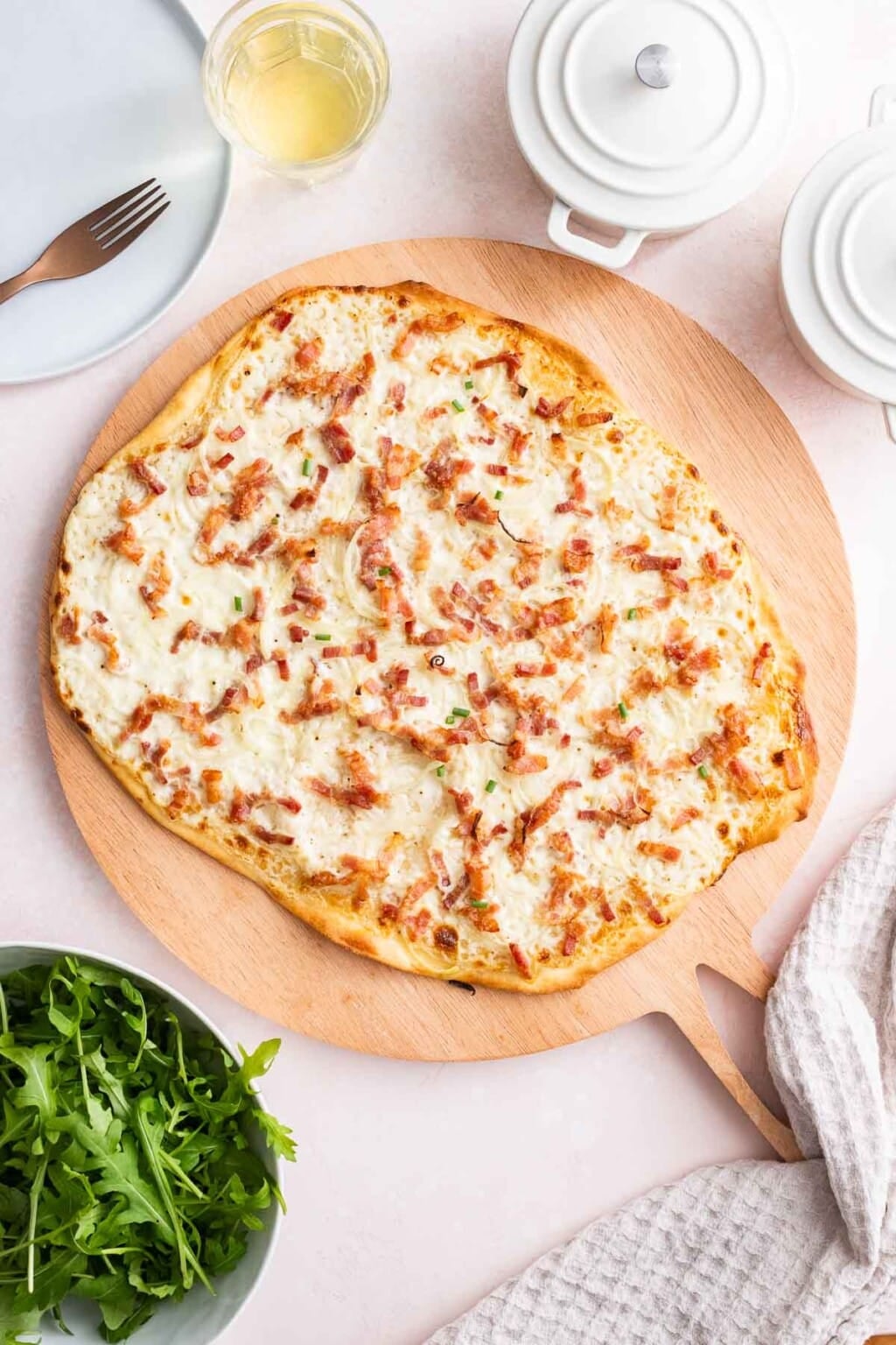 Flammkuchen (German Pizza) - Plated Cravings